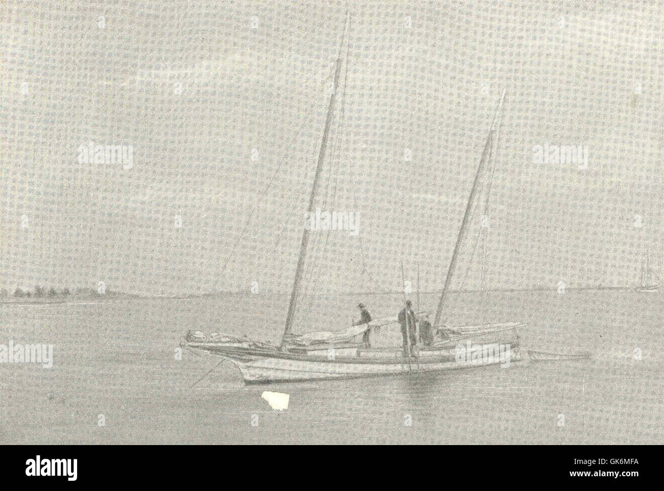The Chesapeake Bay Tonging Bug-Eye, equipped with shaft tongs, is used ...