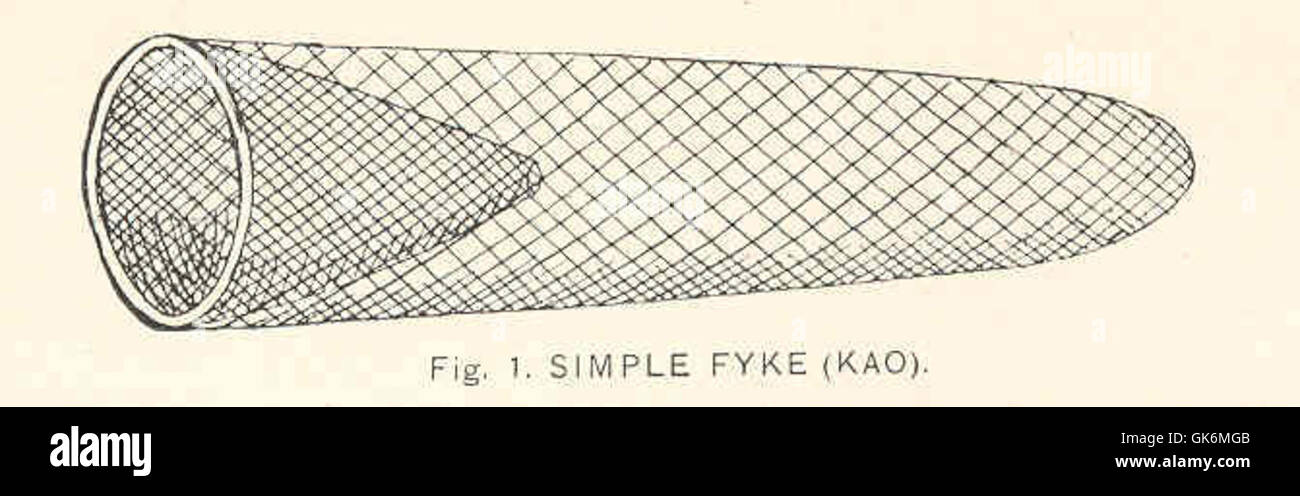 40173 Chinese Fyke Nets- Simple Fyke (Kao Stock Photo - Alamy