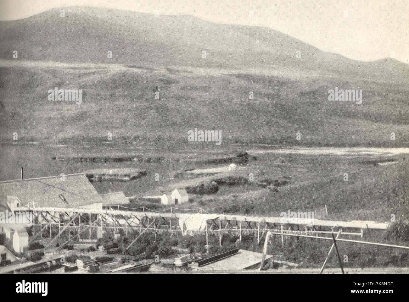 This location marks the area north of the Karluk River where it flows ...