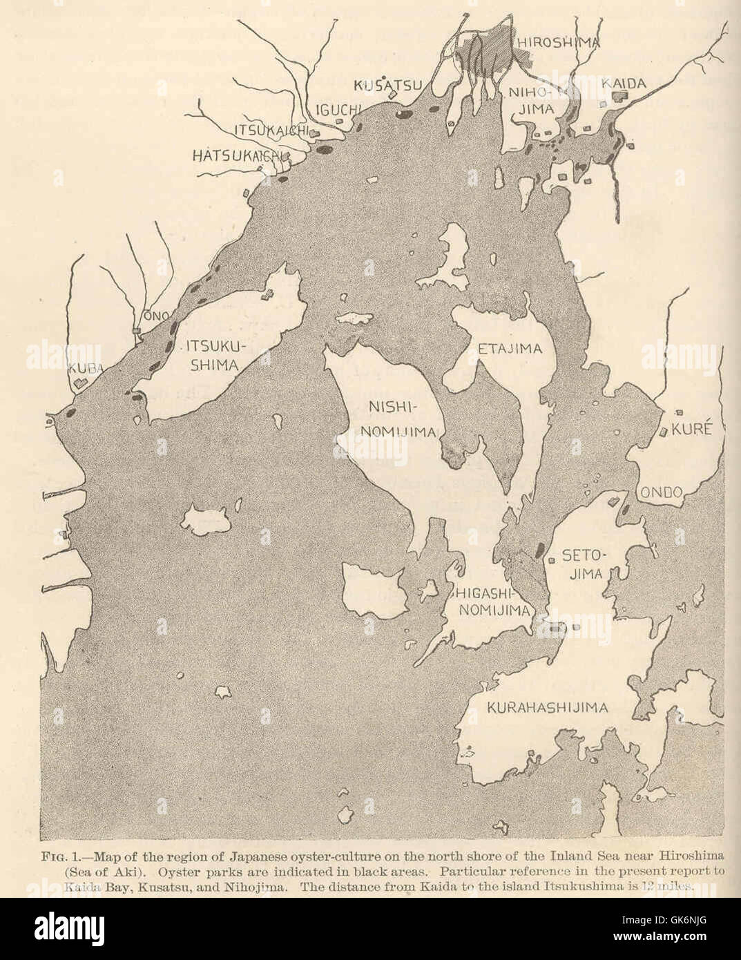 Sea of aki map hi-res stock photography and images - Alamy
