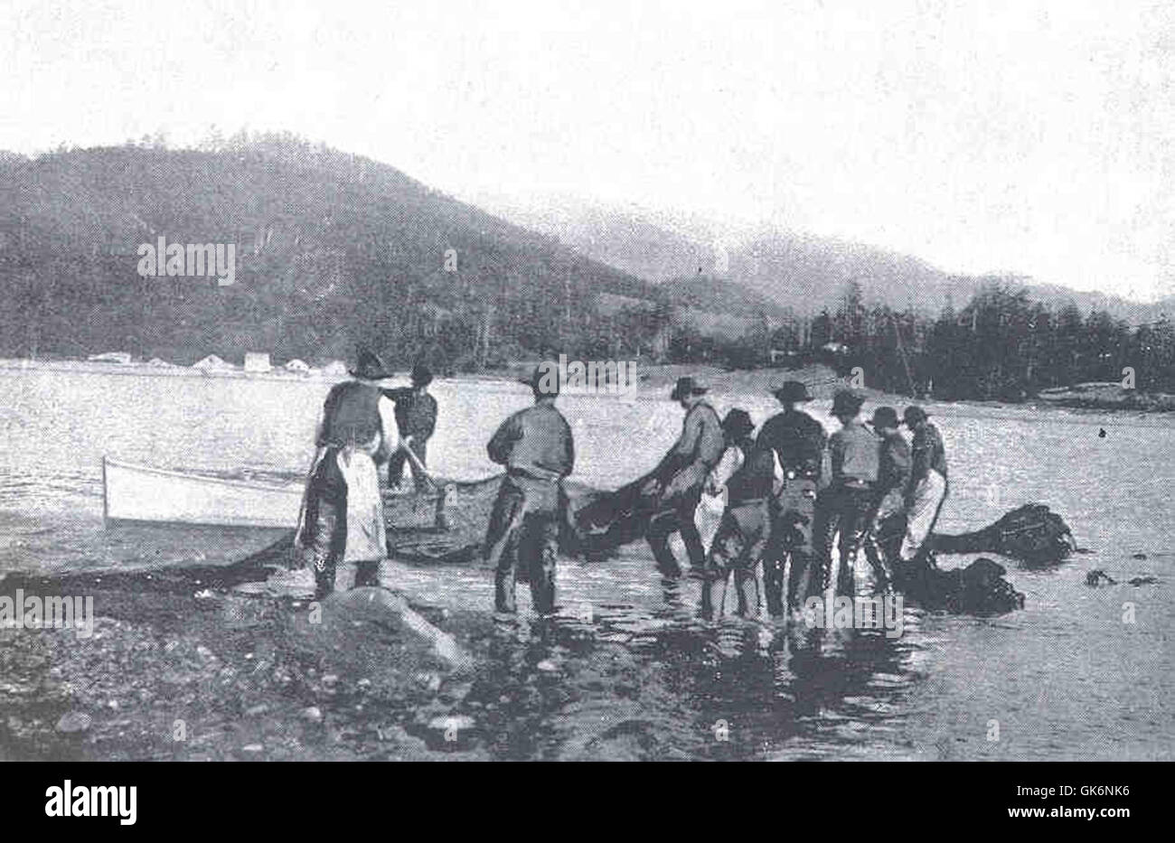 Seining for salmon on the Rogue River is a traditional fishing method ...