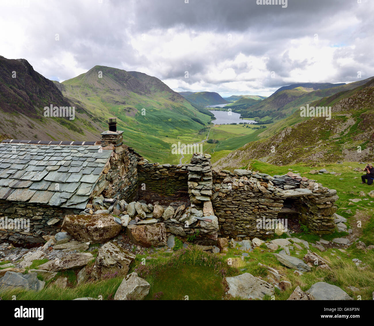 Mountain Bothy on Haystacks, Cumbria Stock Photo - Alamy
