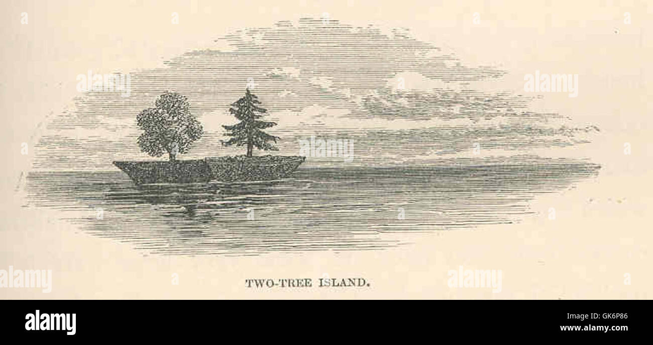 41310 Two-Tree Island Stock Photo - Alamy