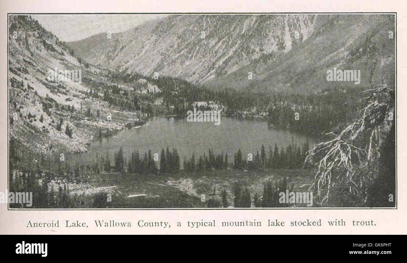 Map of wallowa hi-res stock photography and images - Alamy