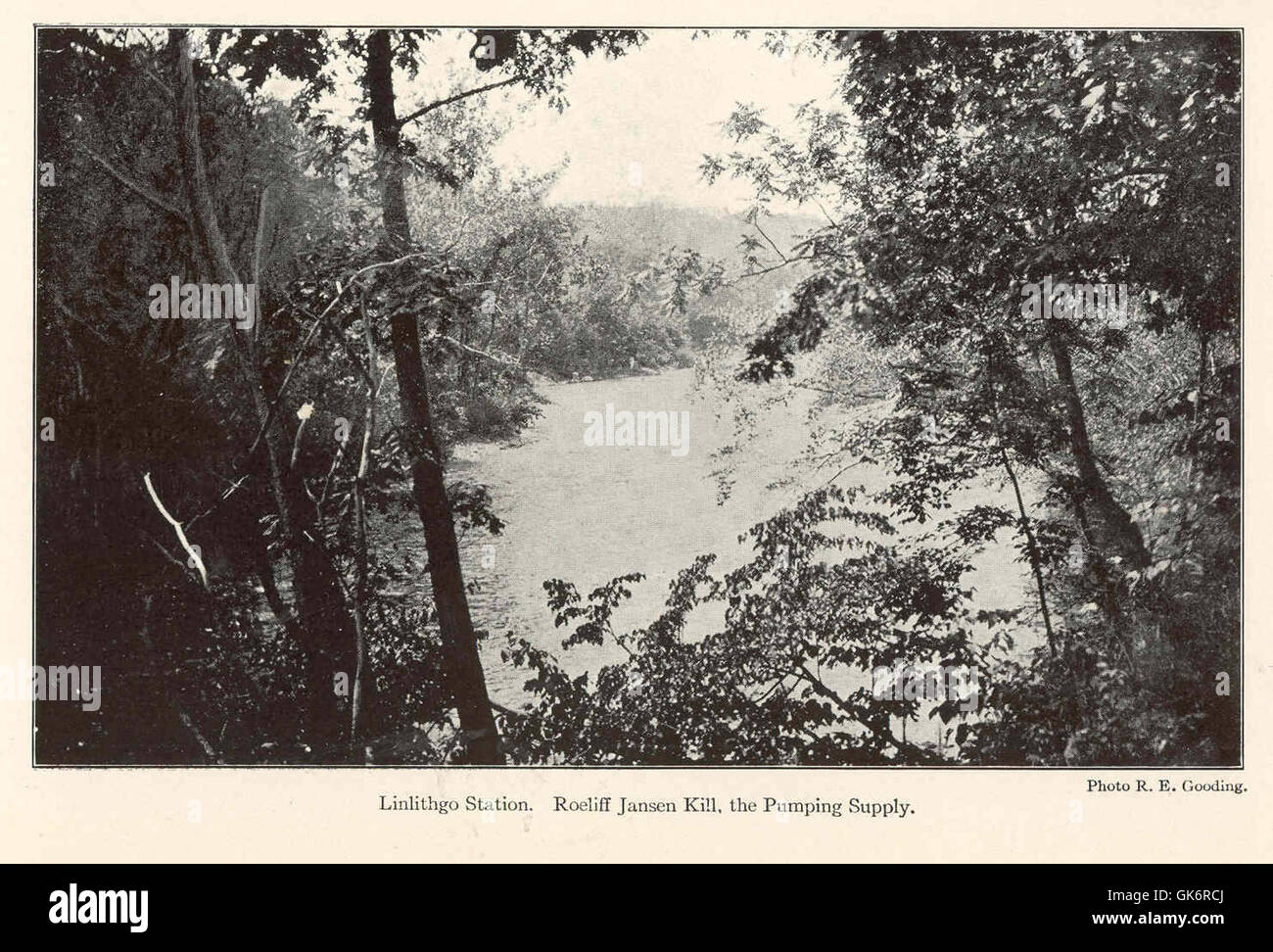 This image depicts Linlithgo Station on the Roeliff Jansen Kill ...