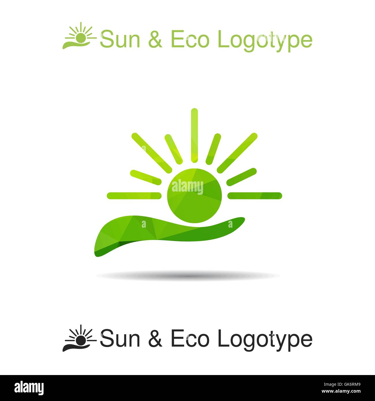 Sun in the hands Stock Vector Images - Alamy