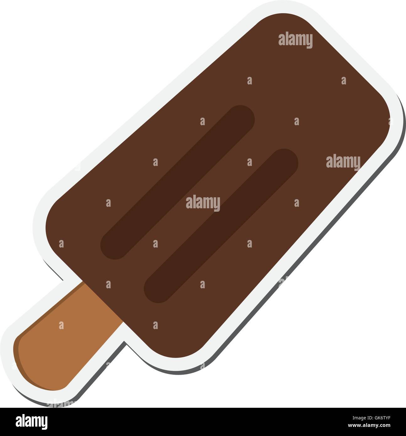 single popsicle icon Stock Vector Image & Art - Alamy