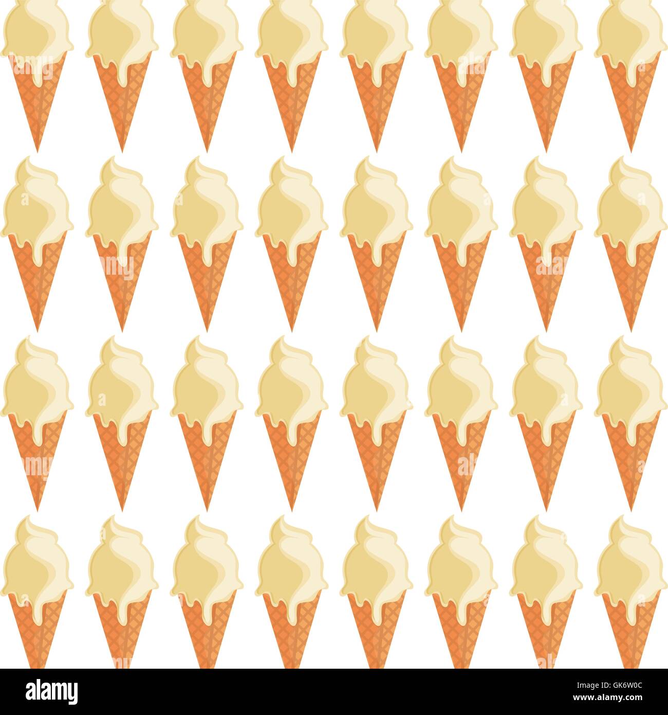 ice cream cone pattern icon Stock Vector Image & Art - Alamy