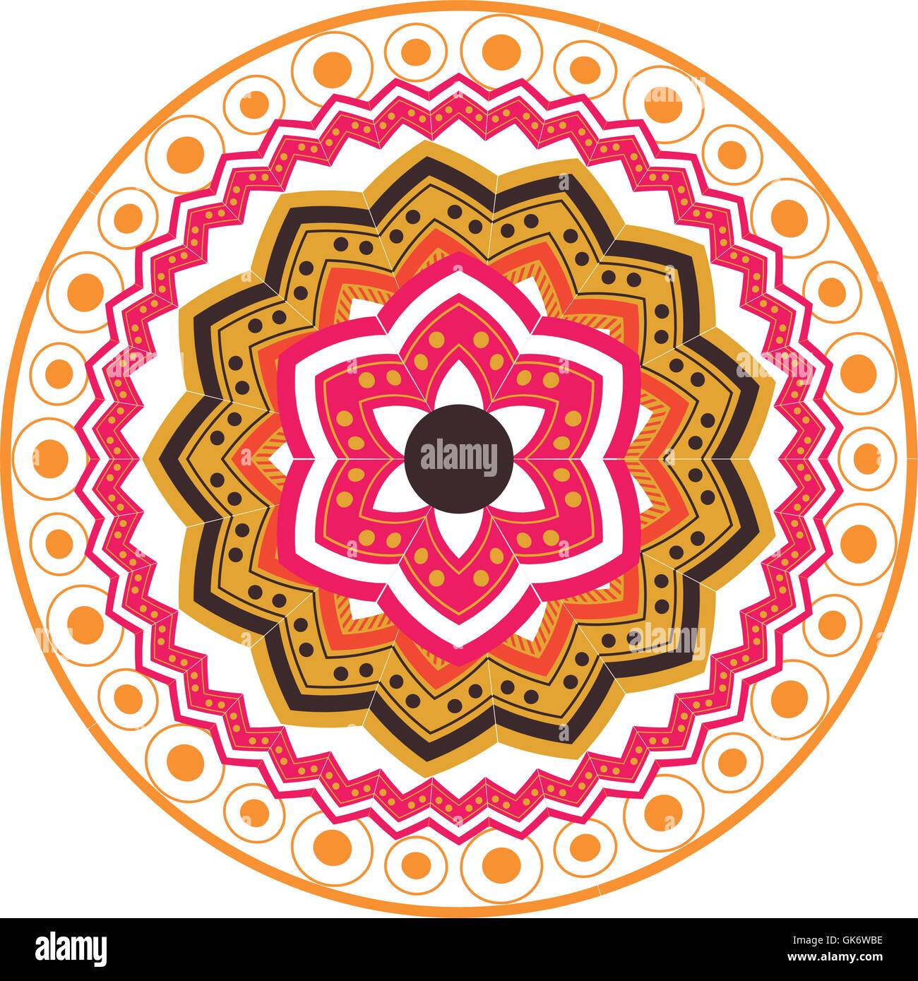 Mandala icon hi-res stock photography and images - Alamy