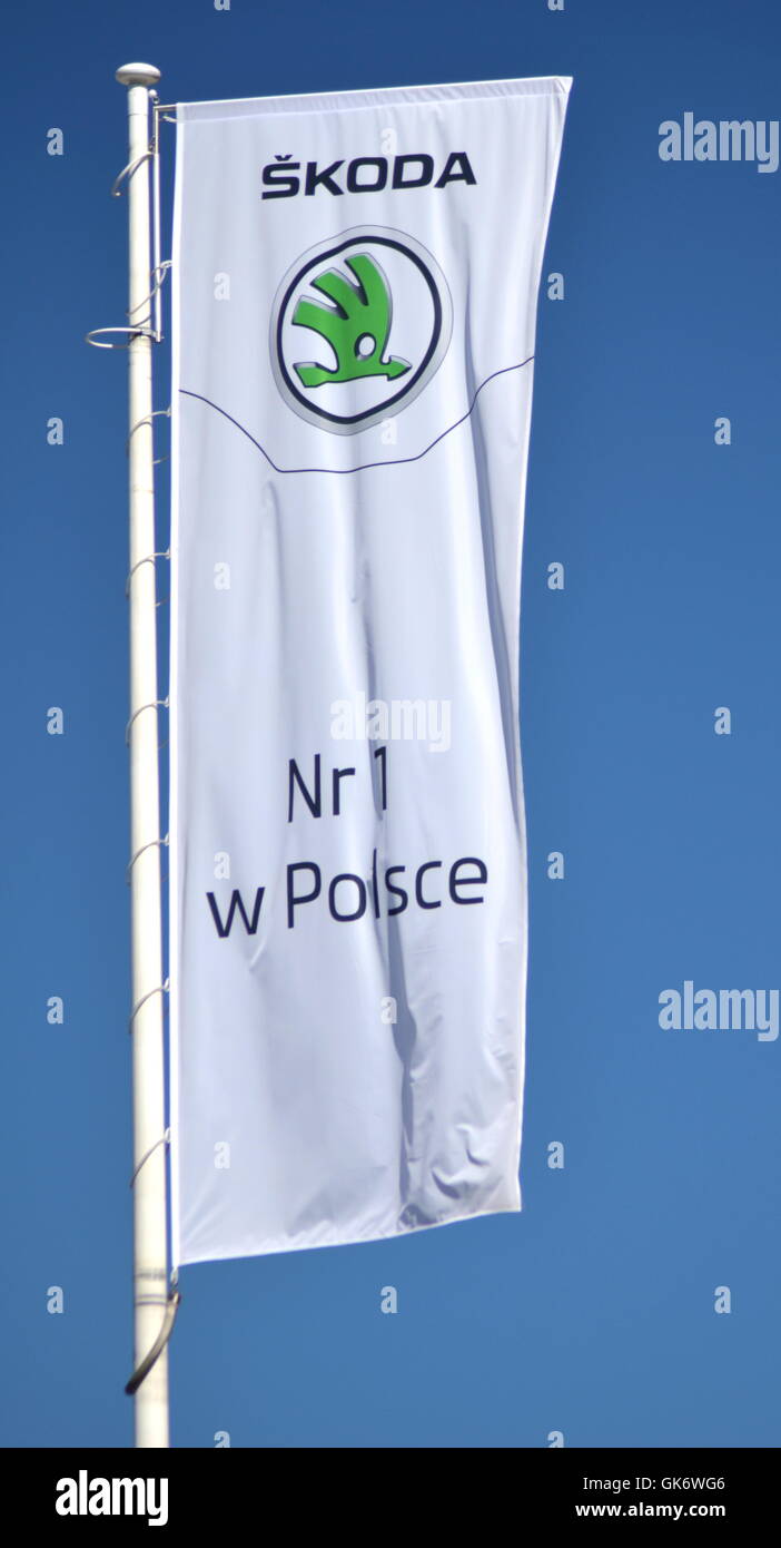 Skoda logo icon flag hi-res stock photography and images - Alamy