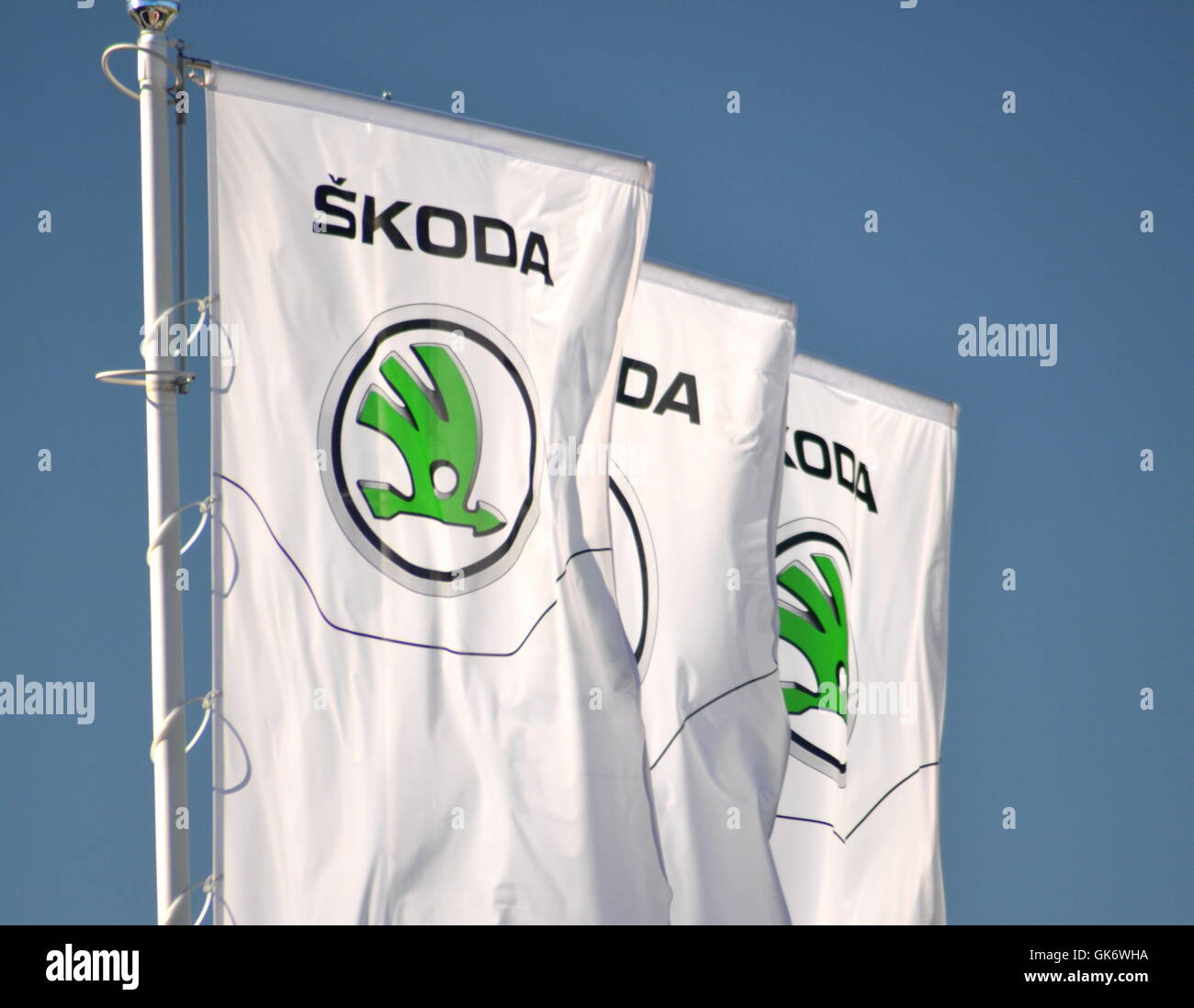Skoda logo icon flag hi-res stock photography and images - Alamy