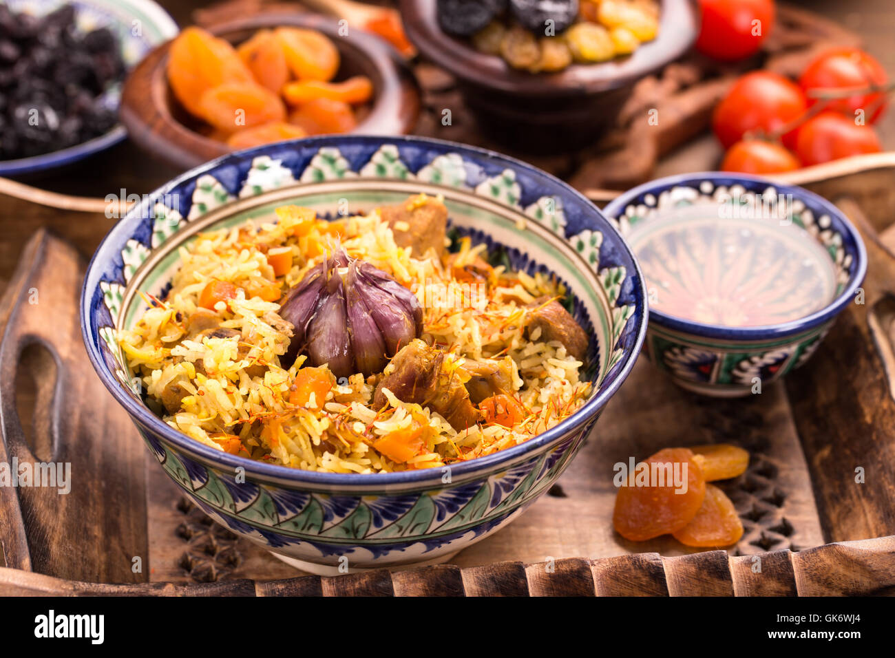 Oriental rice pilaf Stock Photo - Alamy