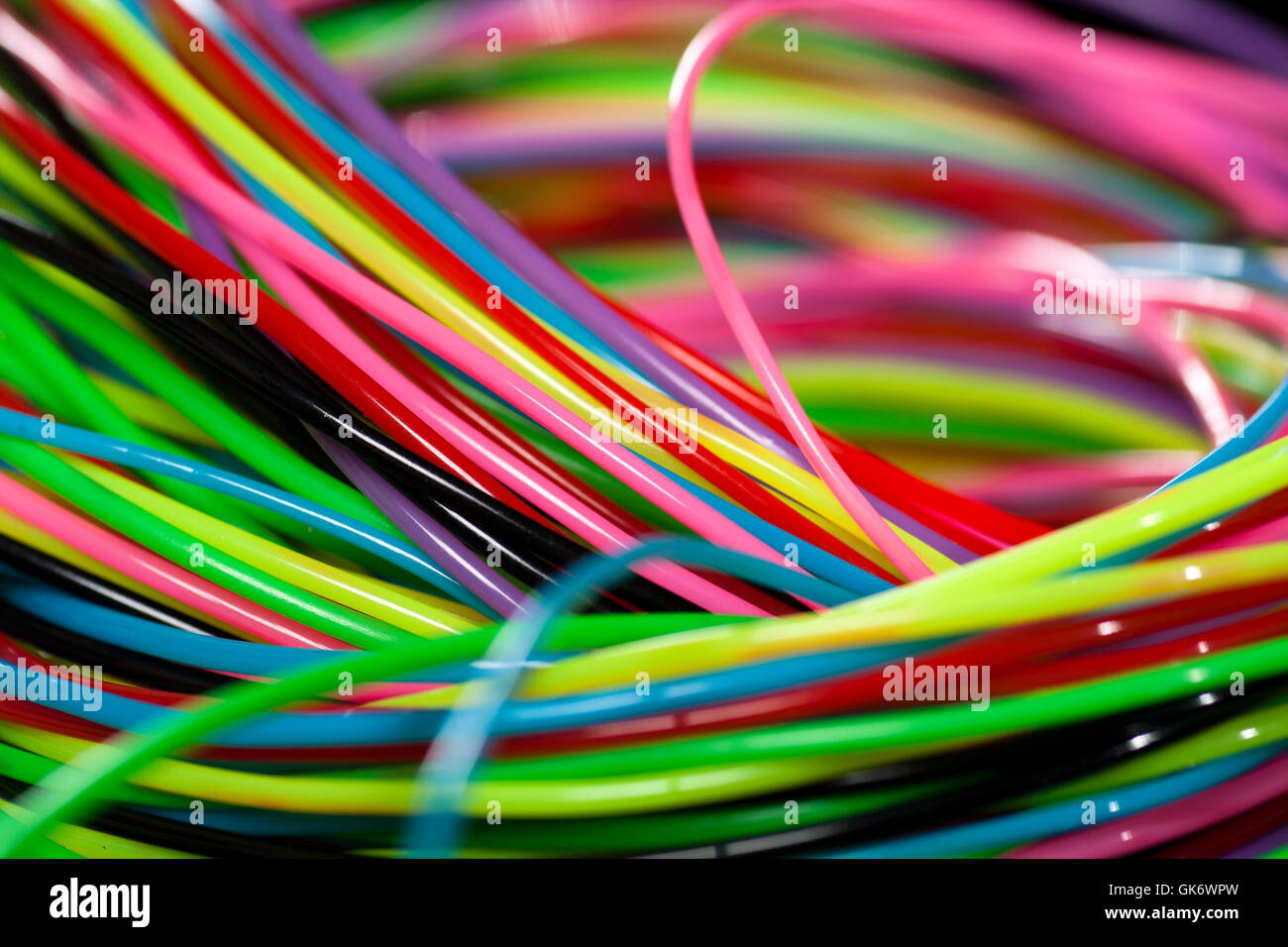 Multicolored cable texture hi-res stock photography and images - Alamy