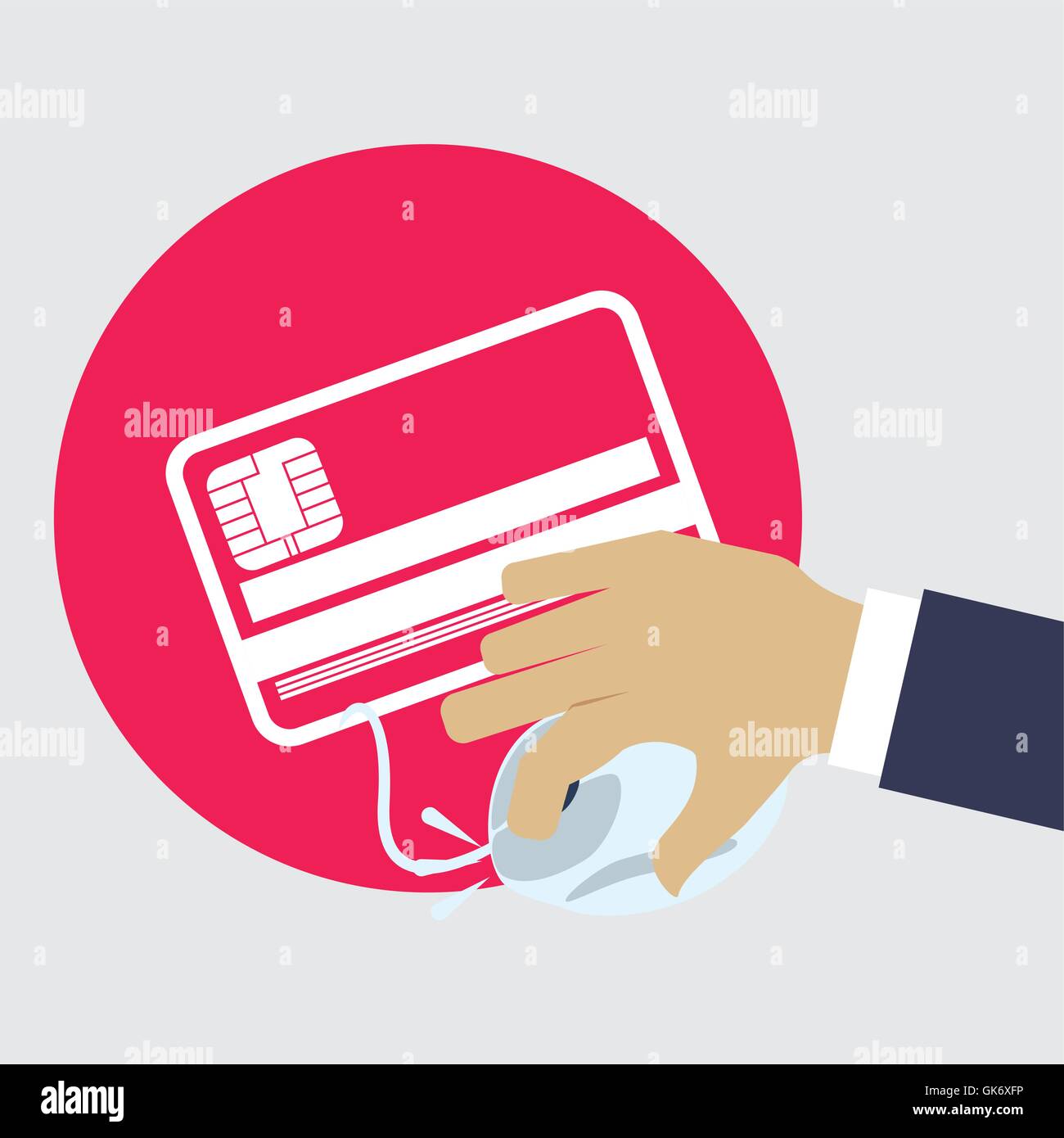 Invoice design. Online payment. Isolated illustration , vector Stock ...