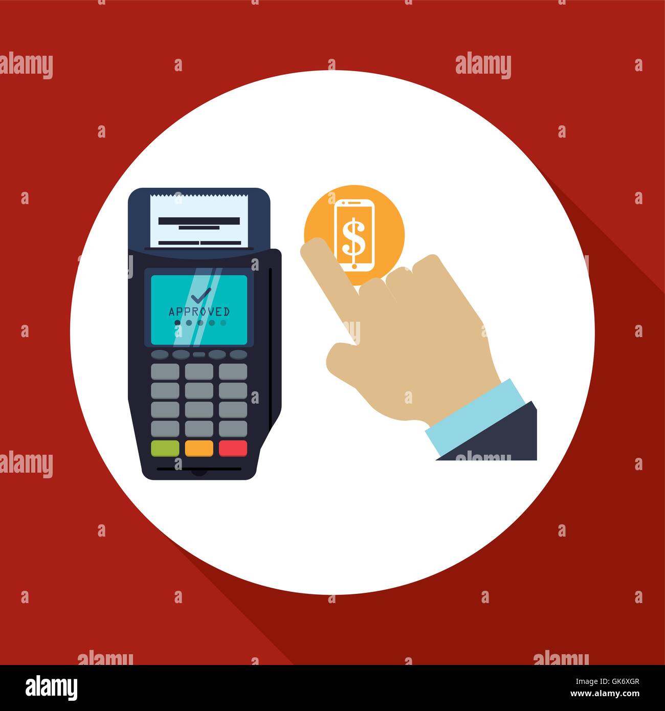 Invoice design. Online payment. Isolated illustration , vector Stock ...