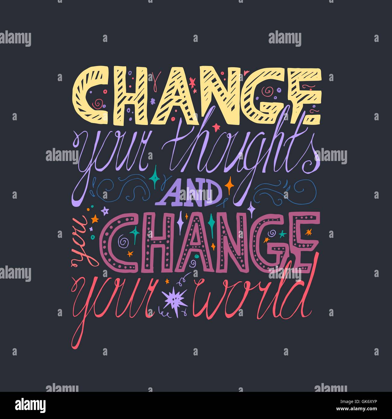 Motivation poster Stock Vector Images - Alamy
