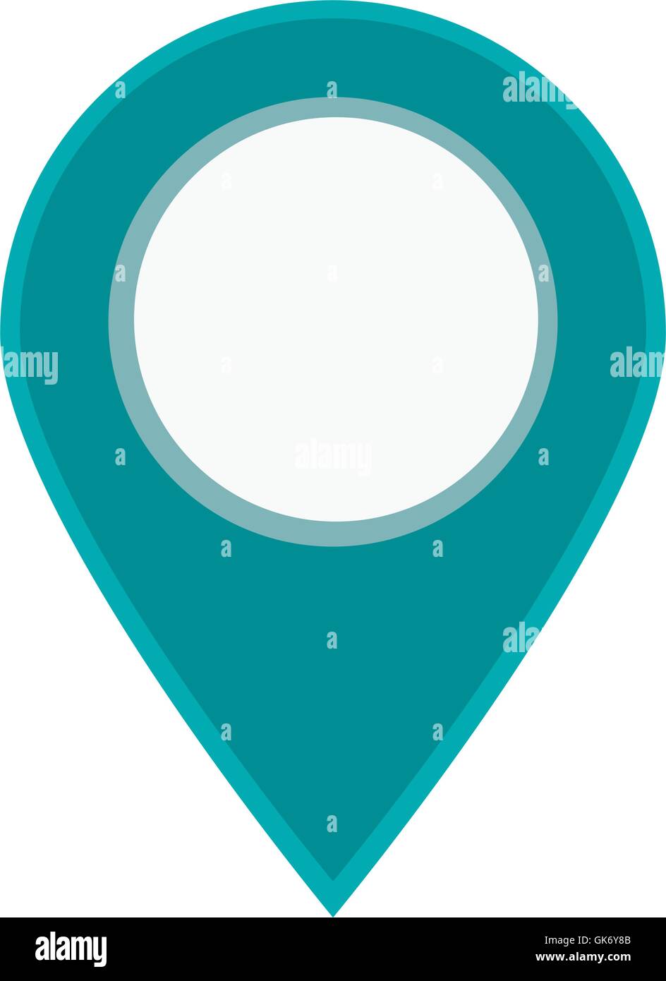 gps pin icon Stock Vector Image & Art - Alamy