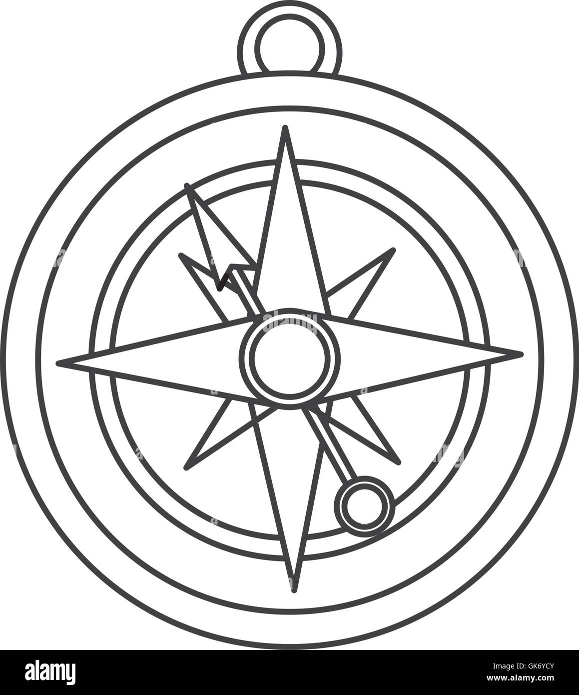 navigation compass icon Stock Vector Image & Art - Alamy