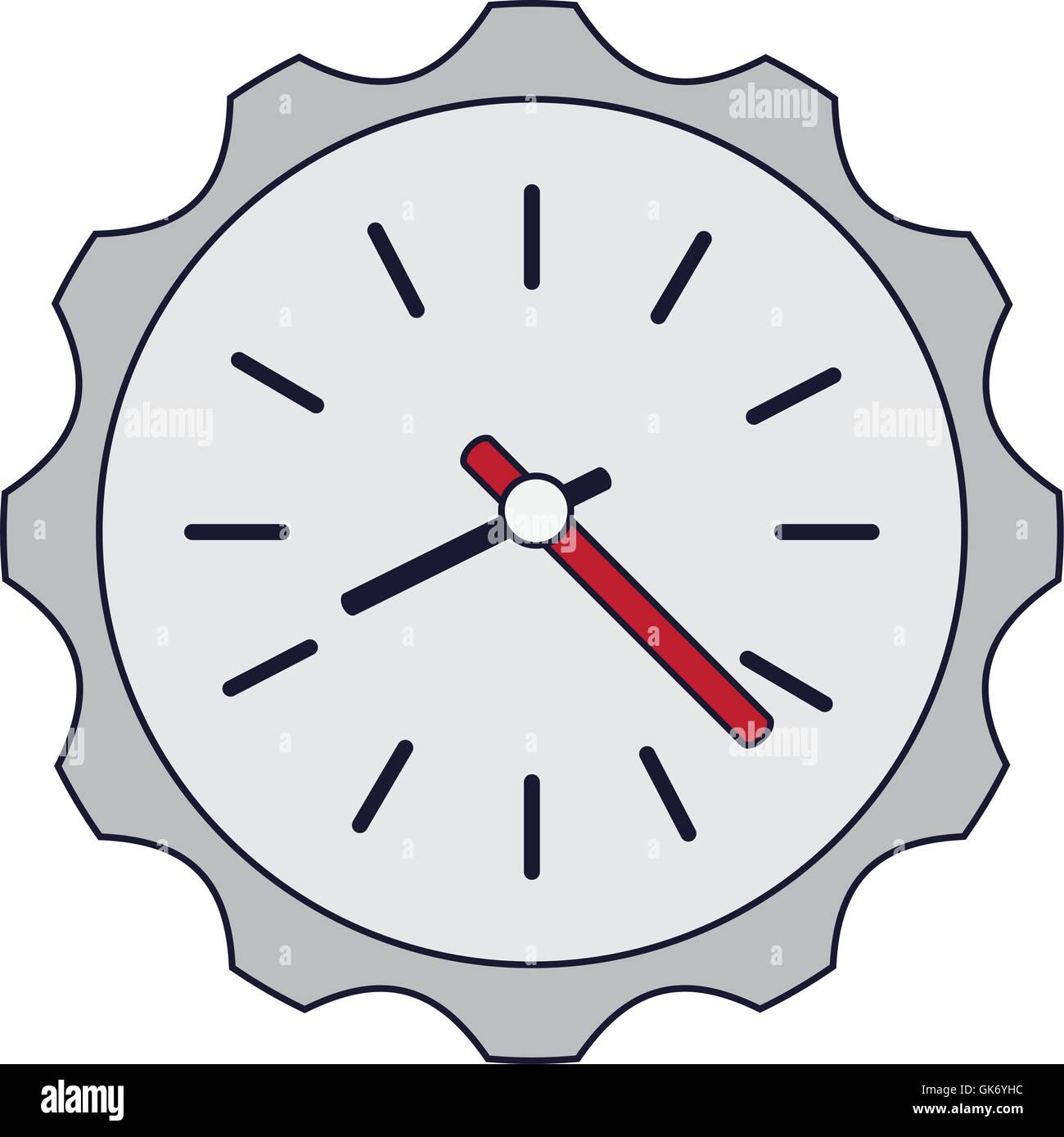 wall clock icon Stock Vector Image & Art - Alamy