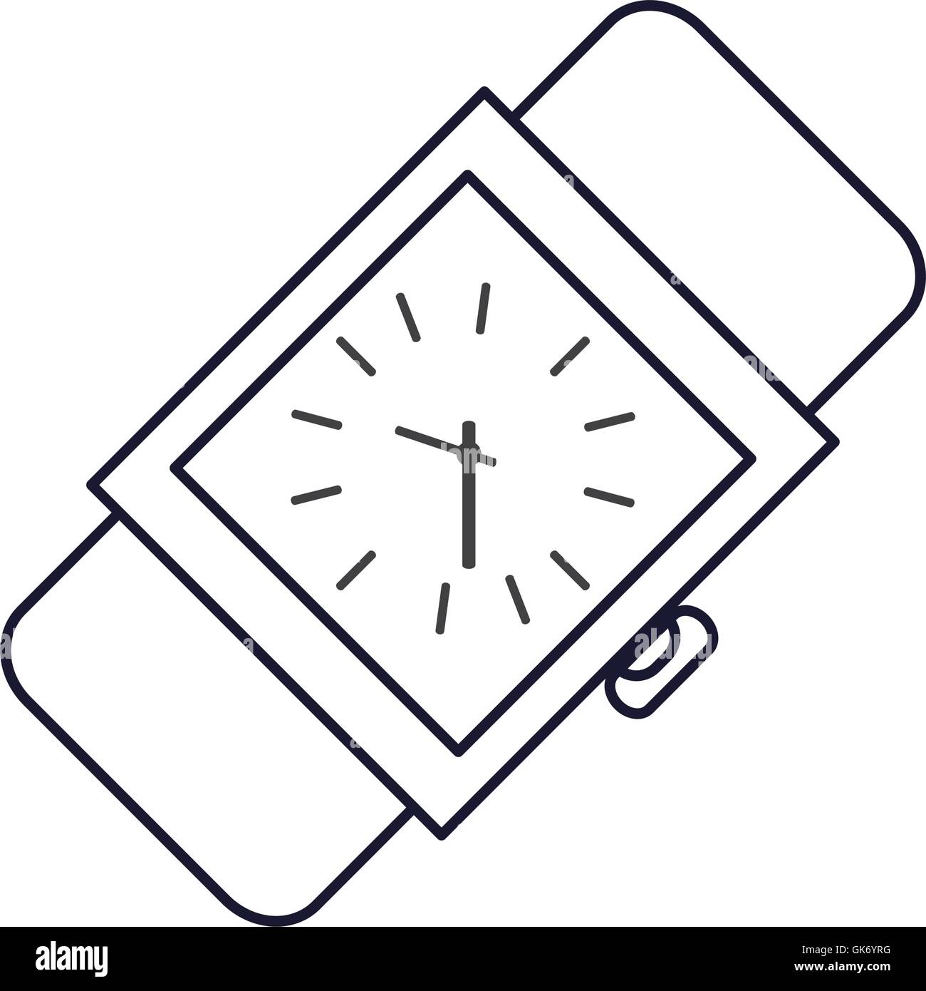 analog wristwatch icon Stock Vector Image & Art - Alamy