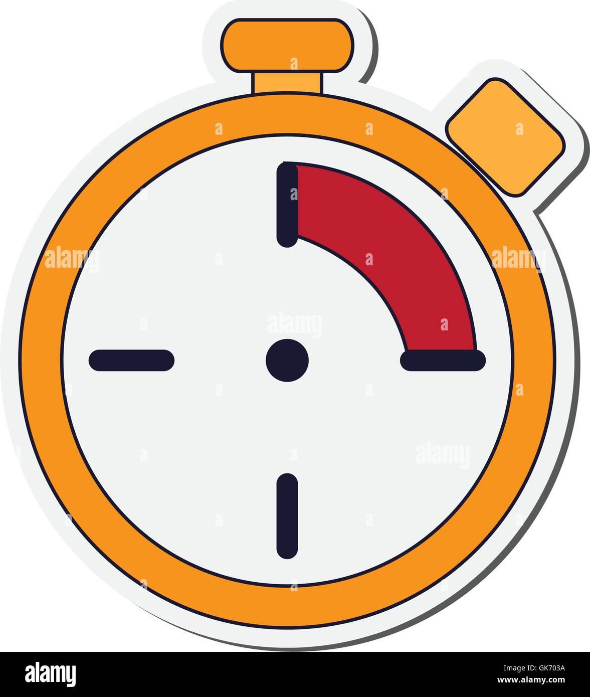 analog chronometer icon Stock Vector Image & Art - Alamy