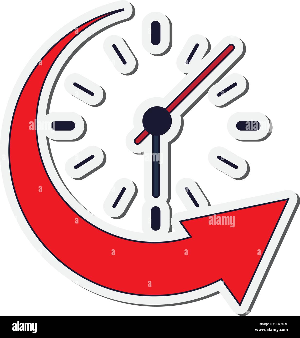 Backwards Clock High Resolution Stock Photography and Images - Alamy
