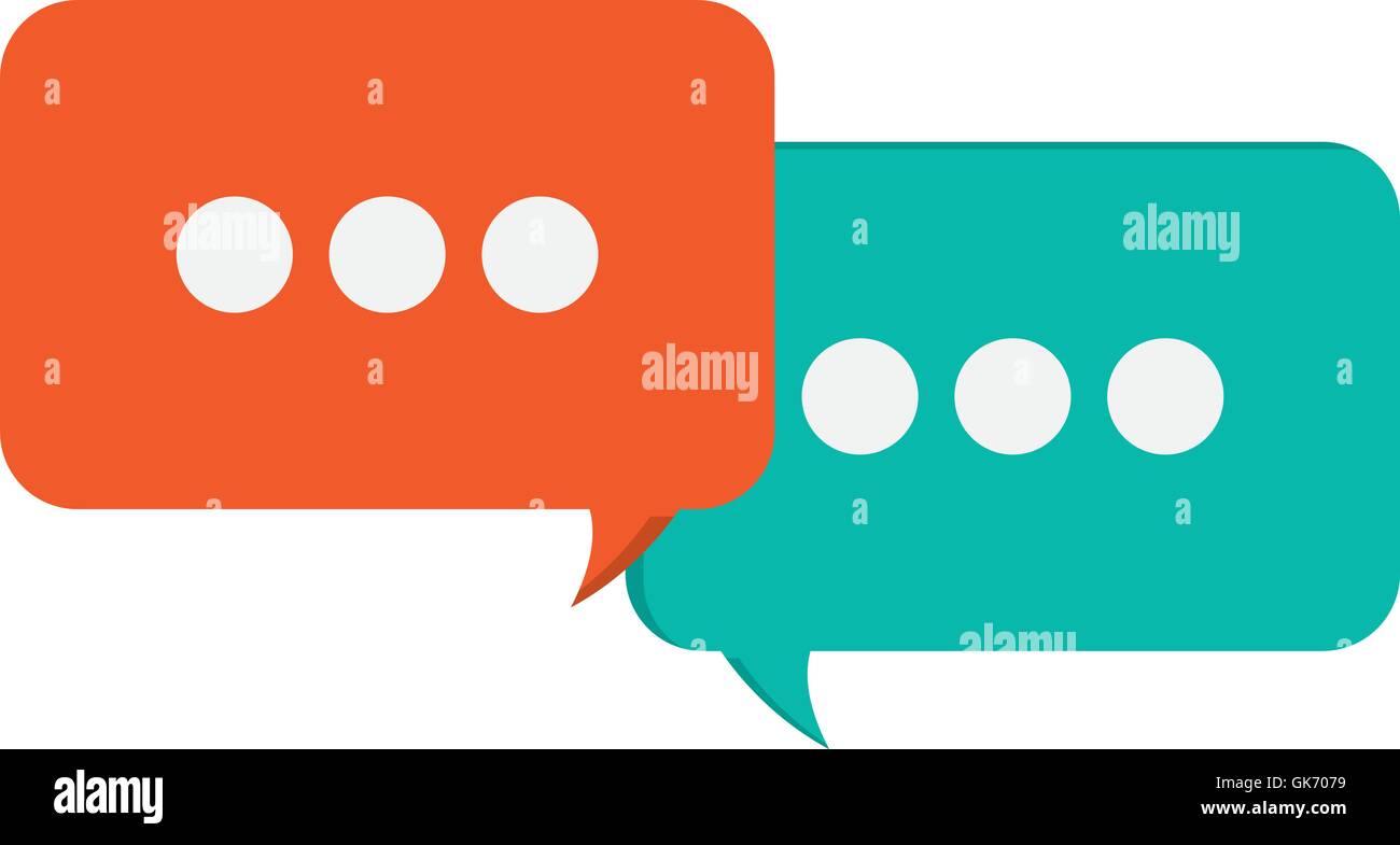 conversation bubbles icon Stock Vector Image & Art - Alamy