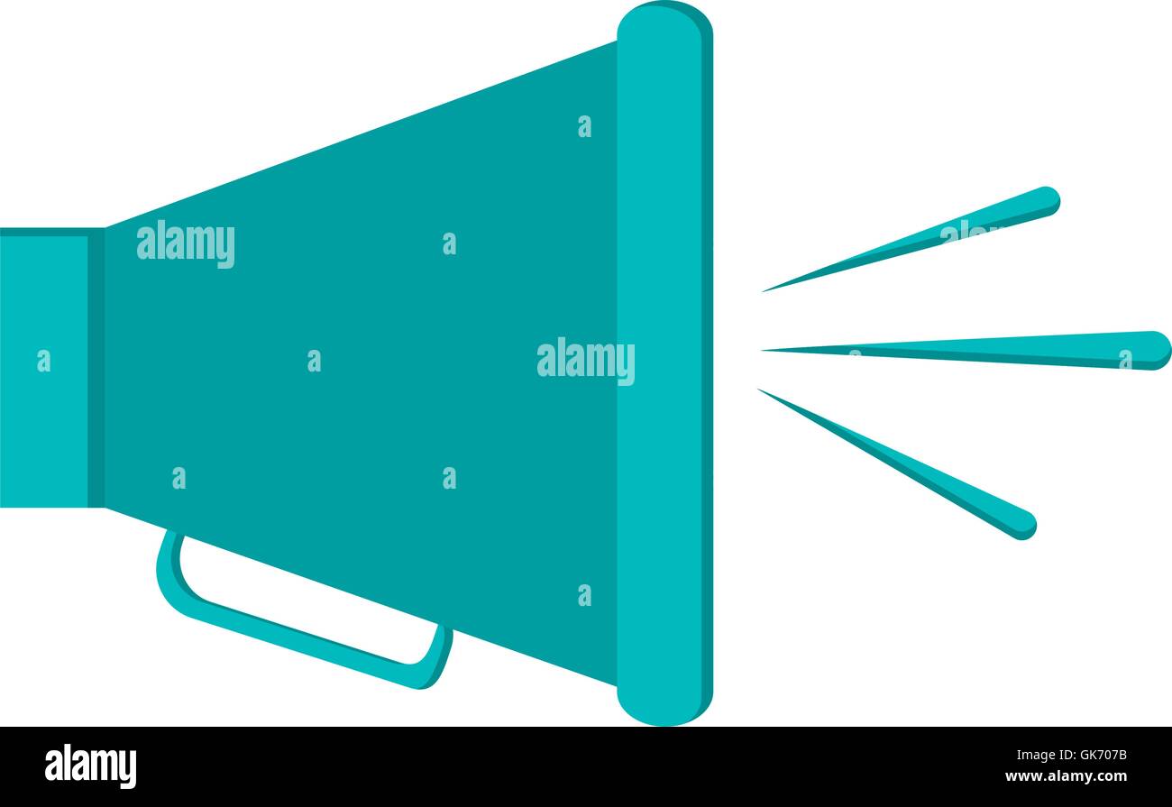 single megaphone icon Stock Vector Image & Art - Alamy