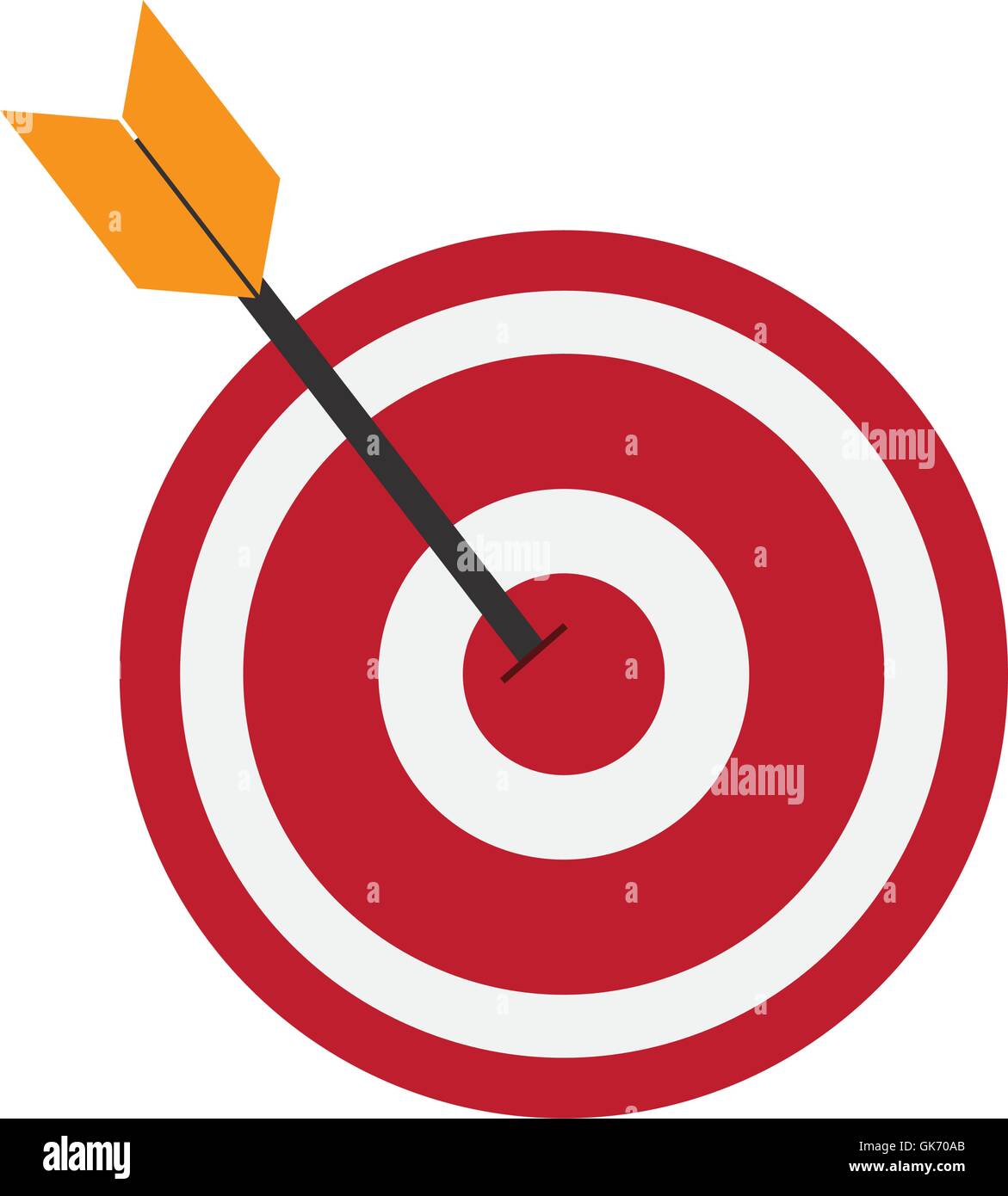 bullseye and arrow icon Stock Vector Image & Art - Alamy
