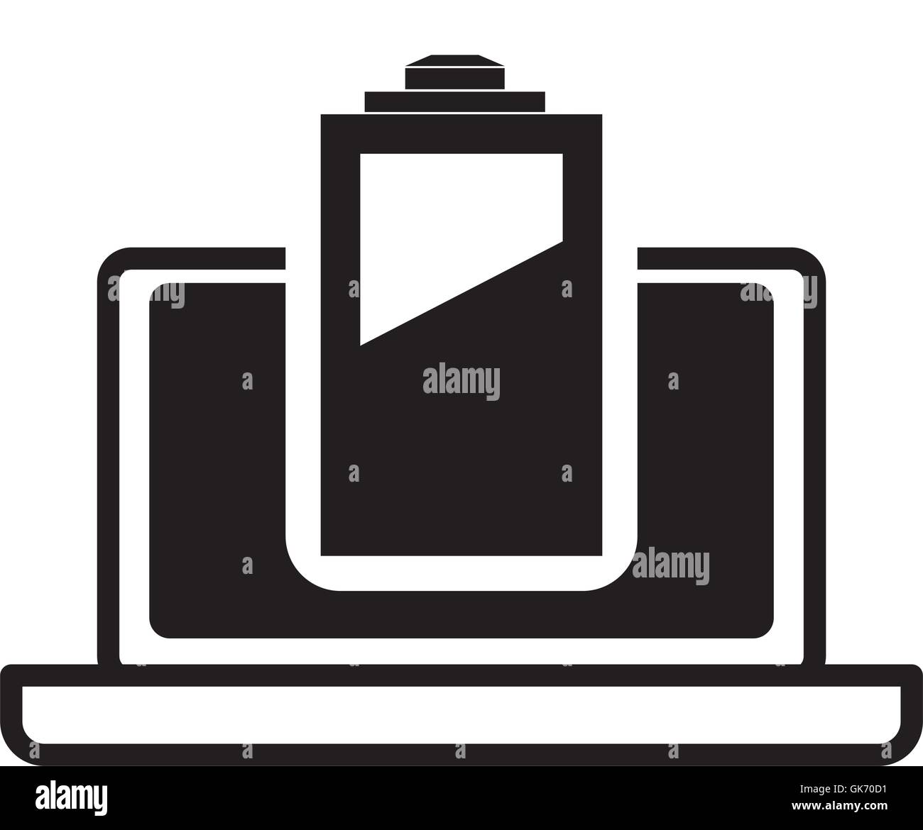 Battery laptop technology design Stock Vector Image & Art - Alamy