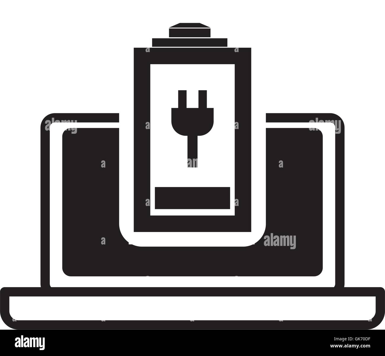 Battery laptop technology design Stock Vector Image & Art - Alamy