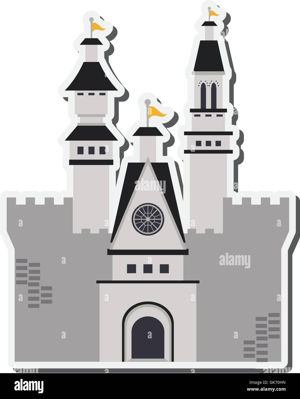 large castle icon Stock Vector Image & Art - Alamy