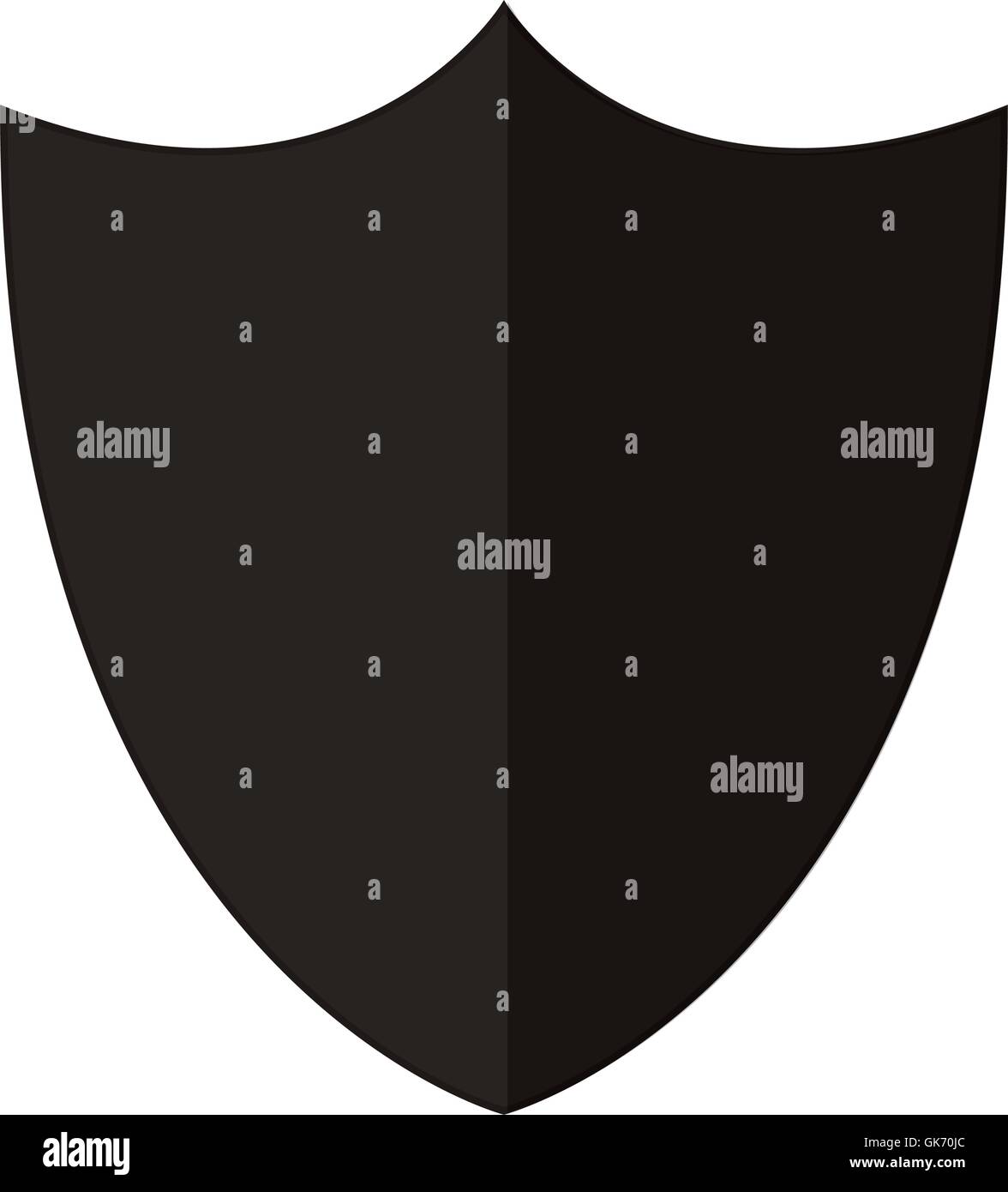 blank shield icon Stock Vector Image & Art - Alamy