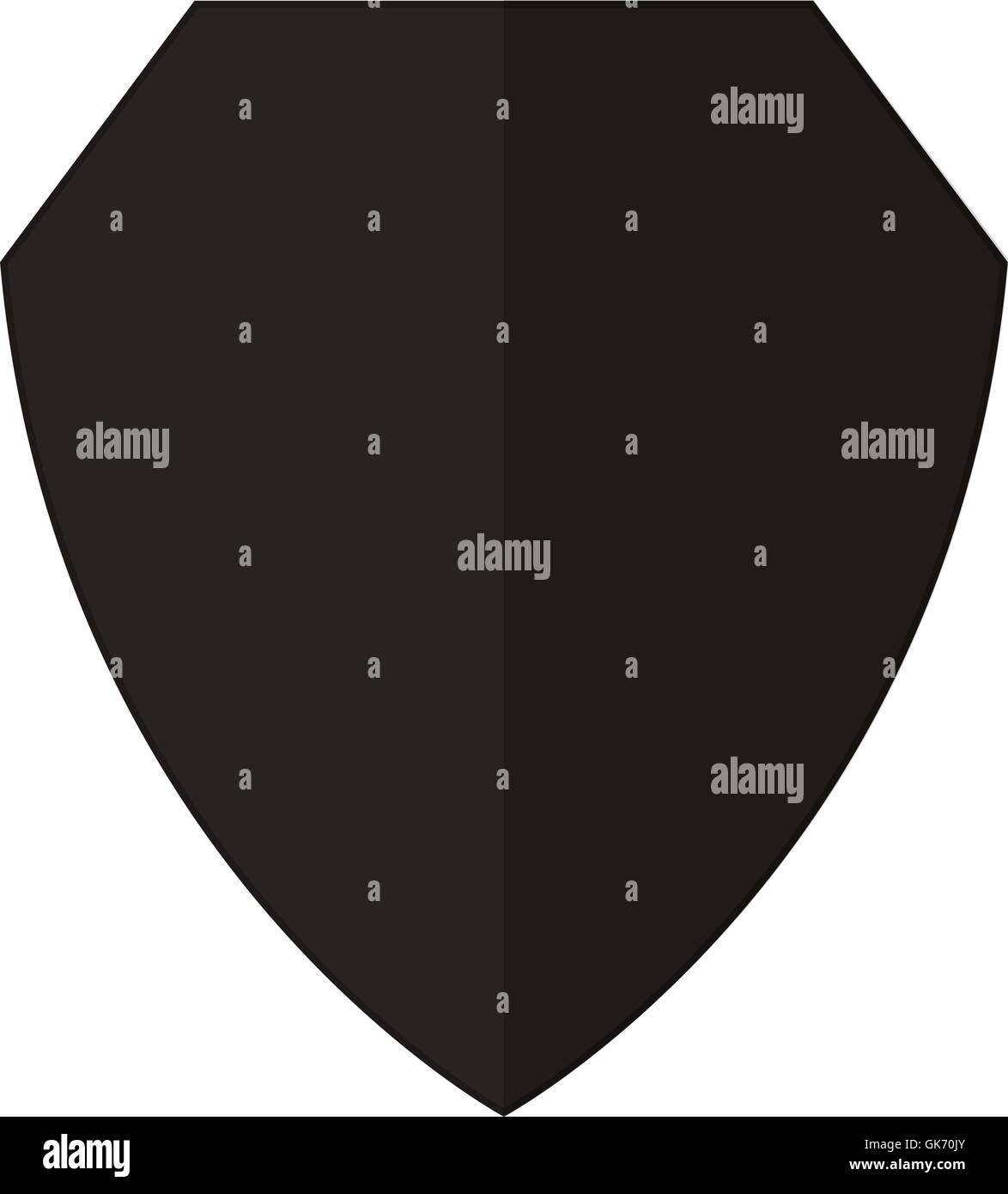 blank shield icon Stock Vector Image & Art - Alamy