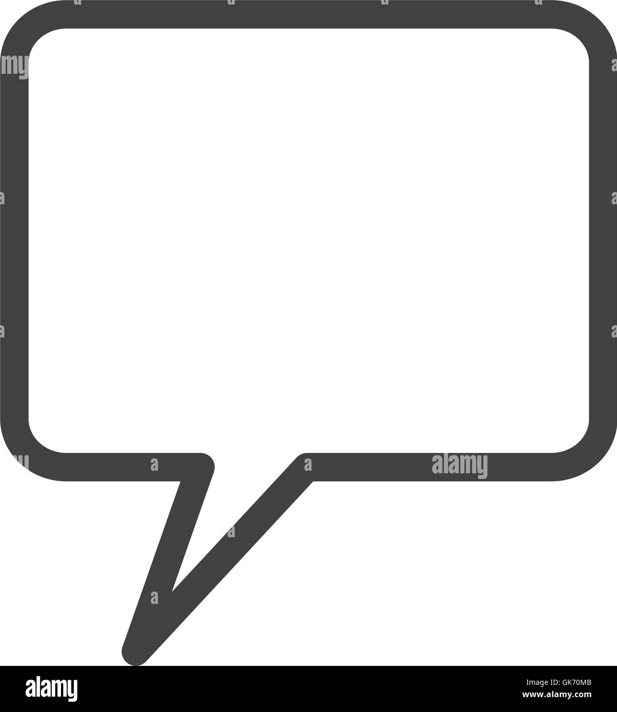 conversation bubble icon Stock Vector Image & Art - Alamy