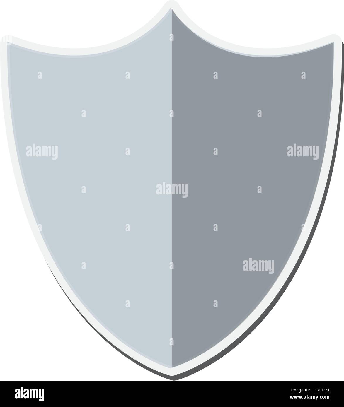 blank shield icon Stock Vector Image & Art - Alamy