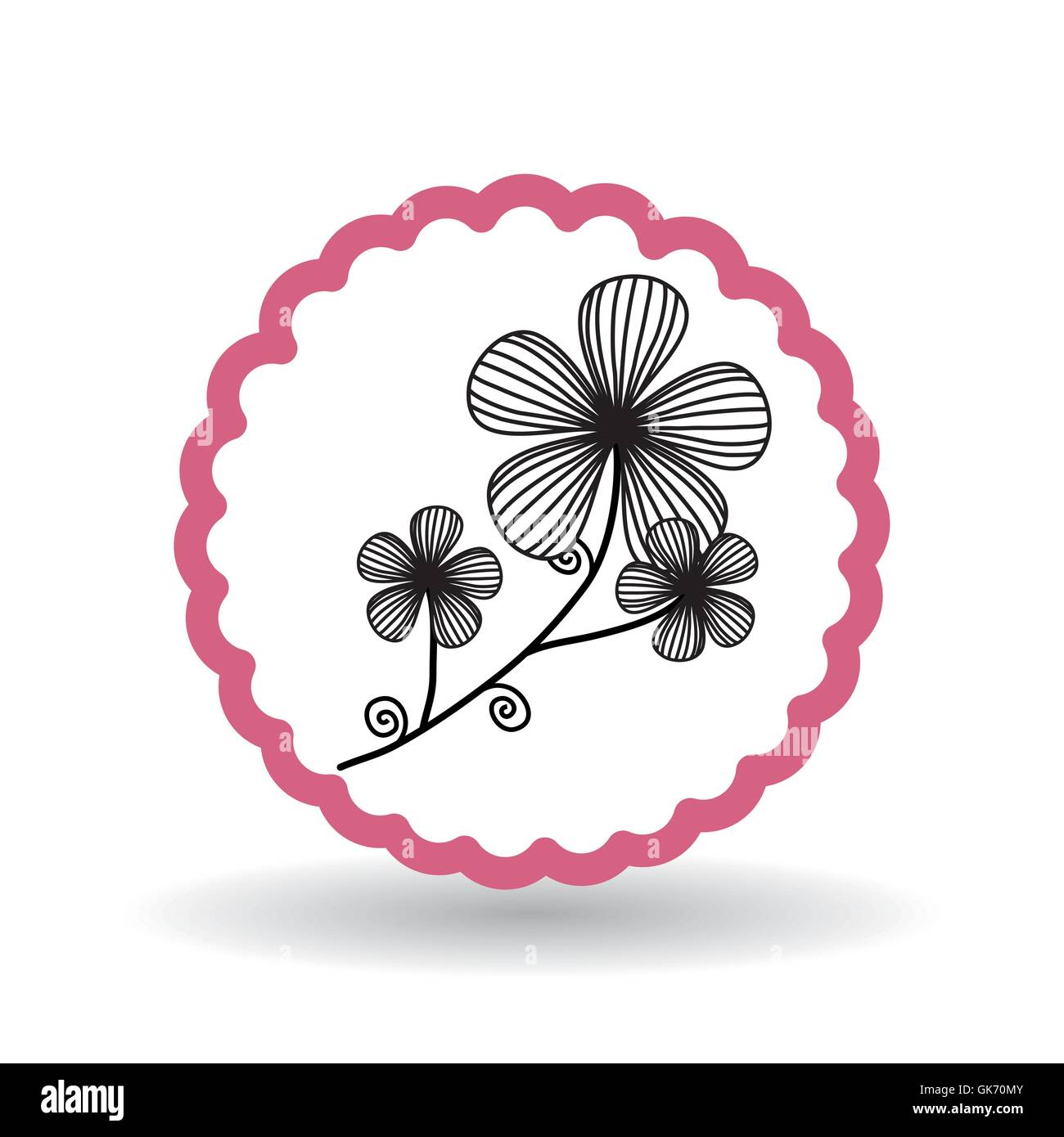 flower icon design , vector illustration Stock Vector Image & Art - Alamy