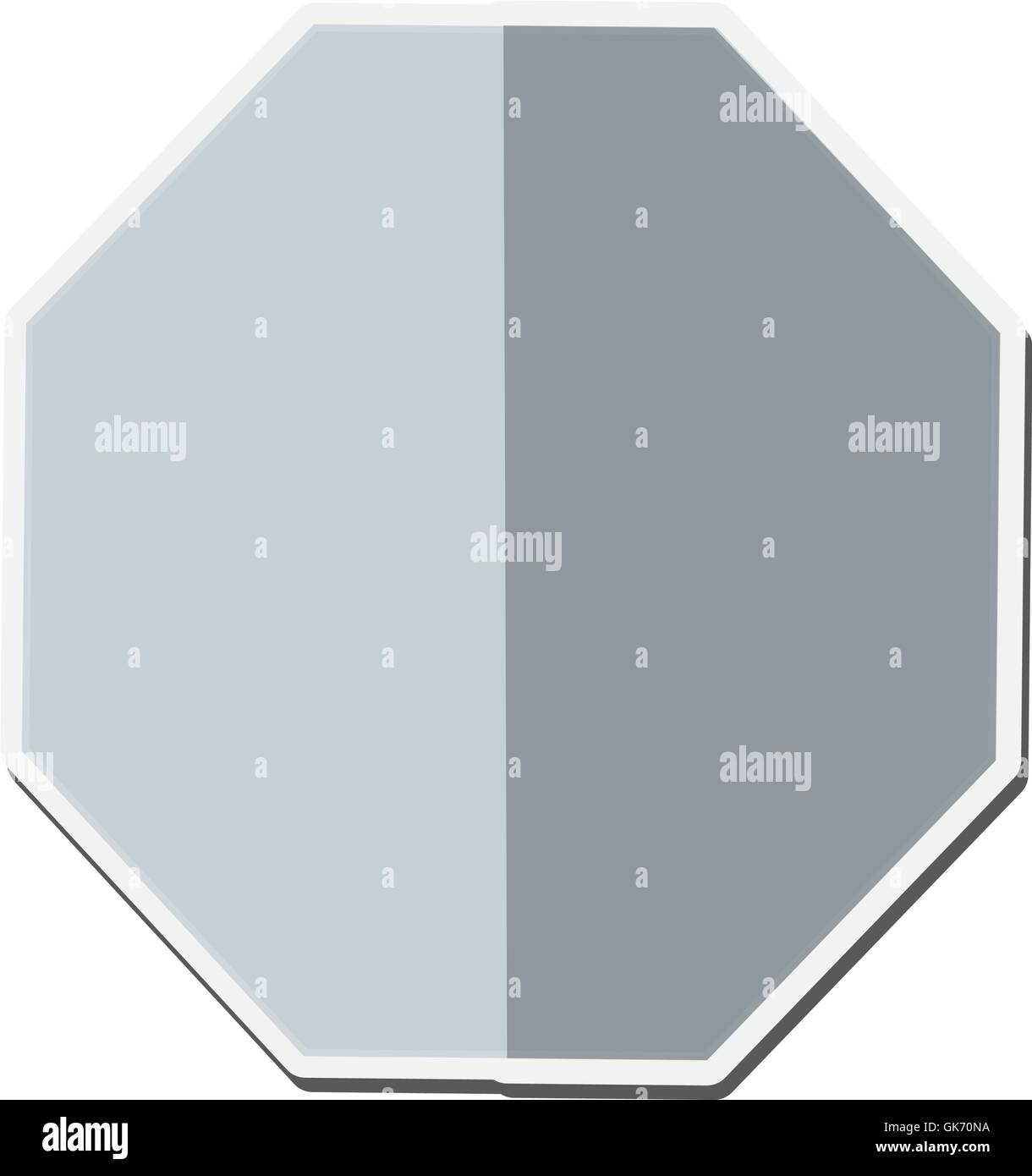 blank octagon icon Stock Vector Image & Art - Alamy