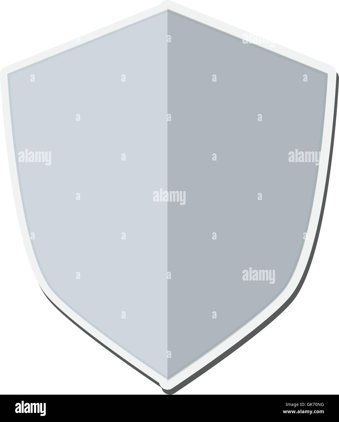 blank shield icon Stock Vector Image & Art - Alamy