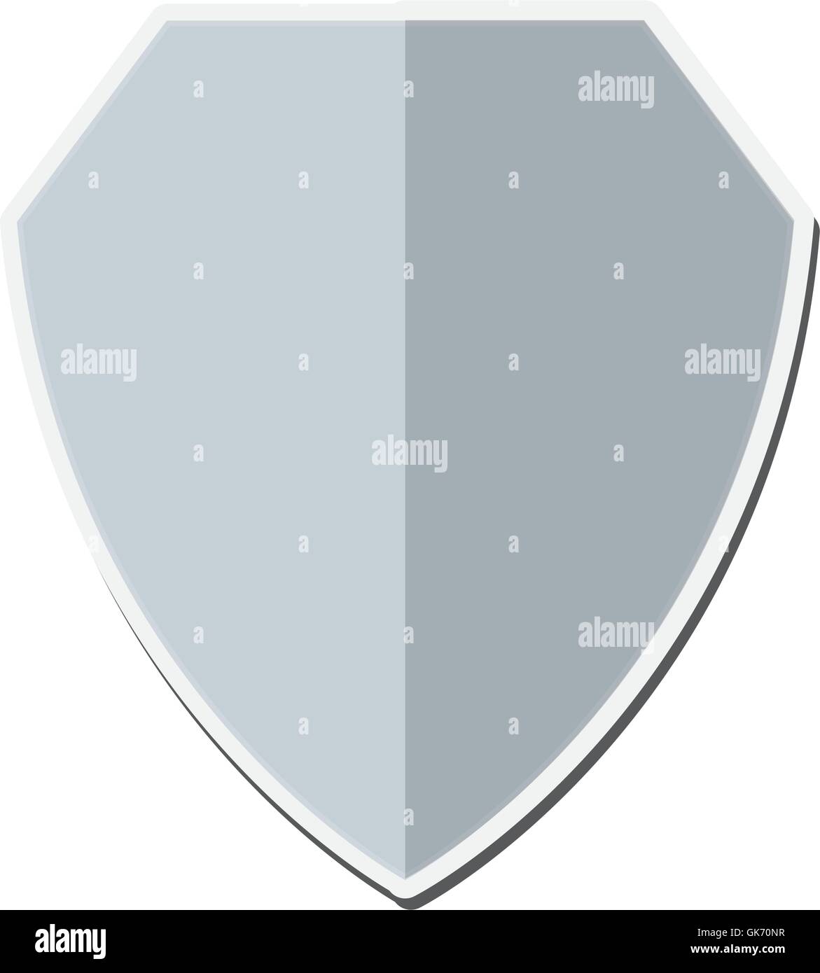 blank shield icon Stock Vector Image & Art - Alamy