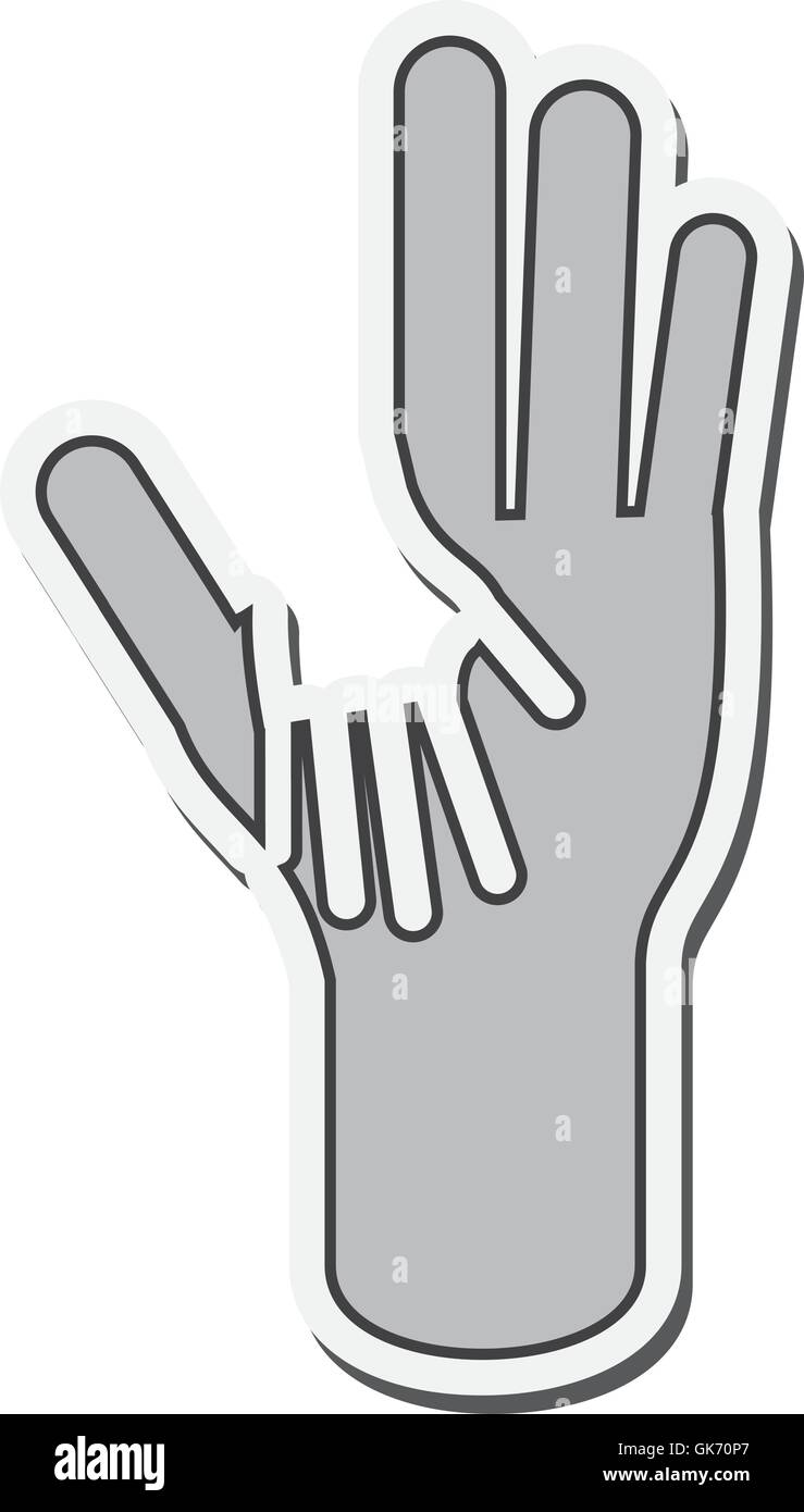 open hands icon Stock Vector Image & Art - Alamy