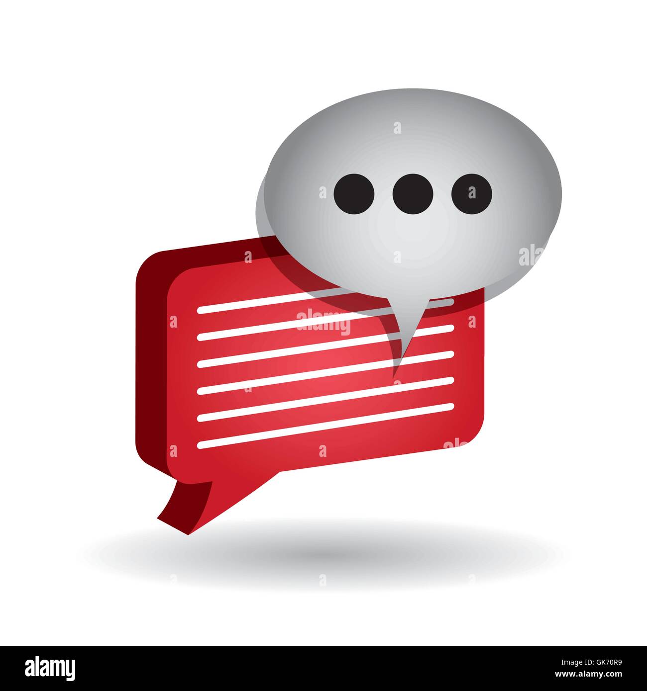 Communication bubble design , vector illustration Stock Vector Image ...