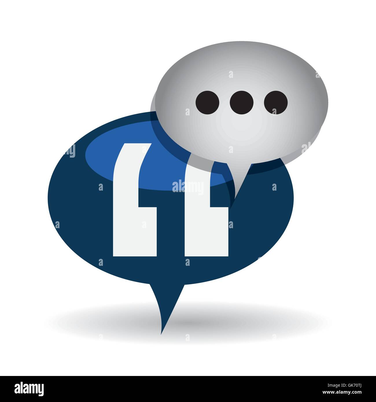 Communication bubble design , vector illustration Stock Vector Image ...