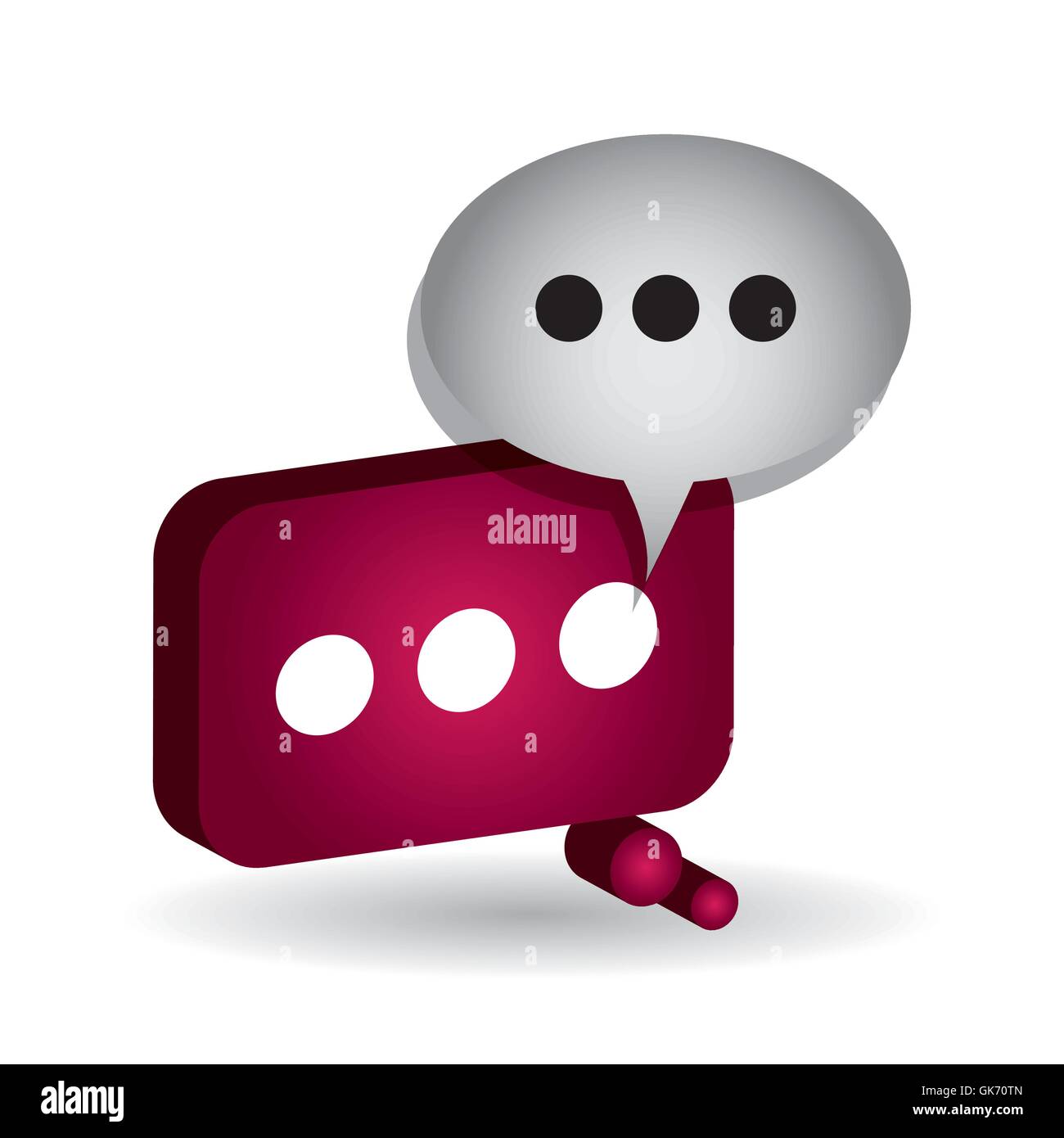 Communication bubble design , vector illustration Stock Vector Image ...
