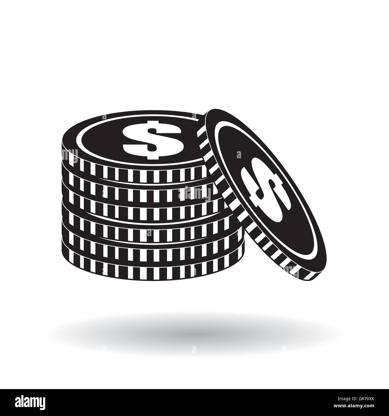 coin icon design , vector illustration Stock Vector Image & Art - Alamy