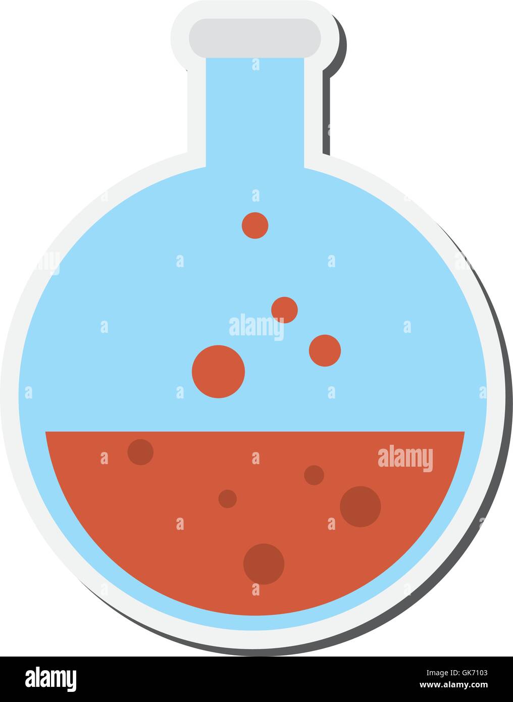 round bottom flask icon Stock Vector Image & Art - Alamy