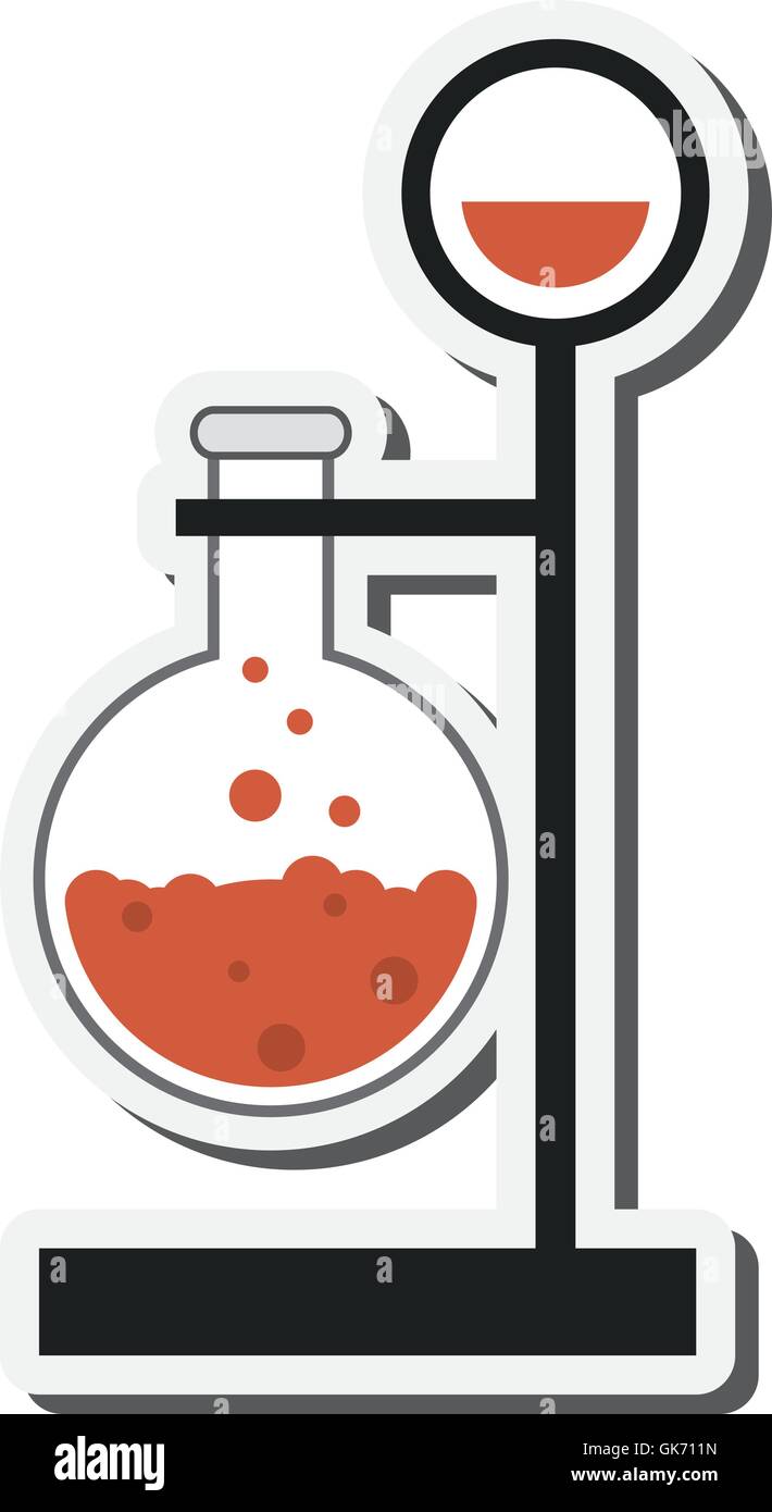 Round bottom flask Stock Vector Images - Alamy