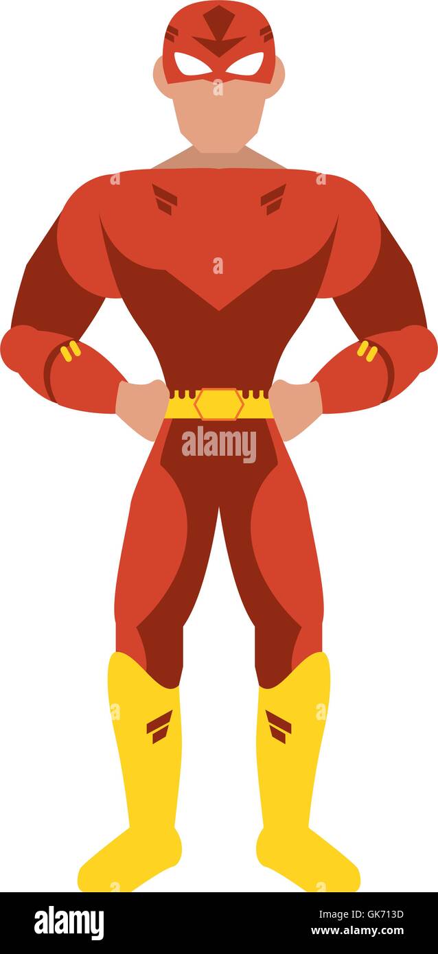 Superhero avatar superman comic design hi-res stock photography and ...