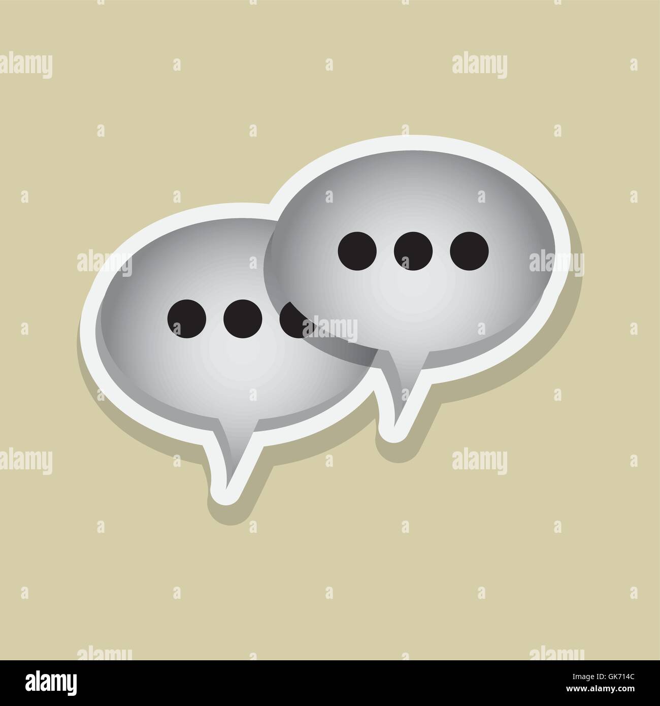 Communication bubble design , vector illustration Stock Vector Image ...