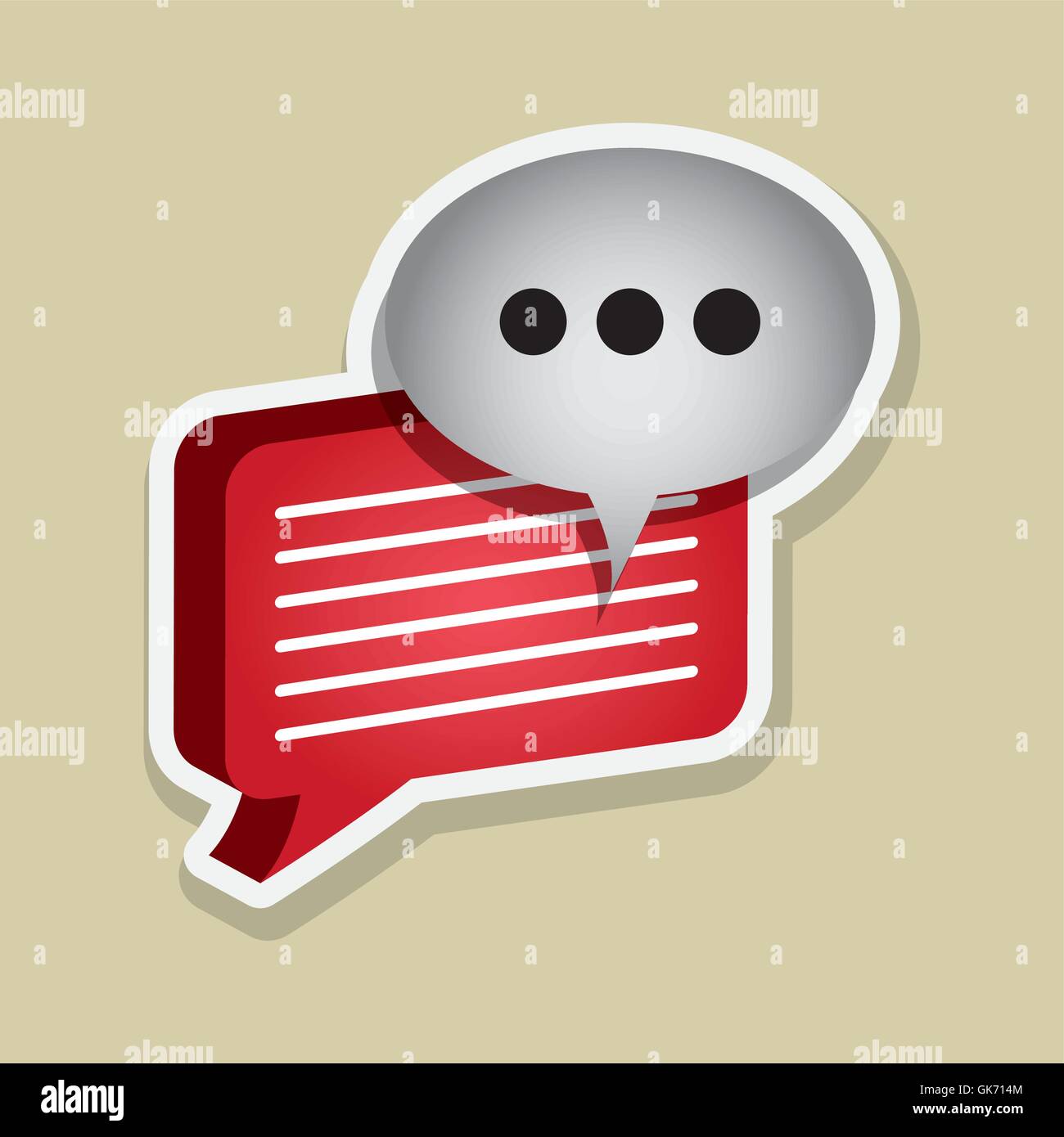 Communication bubble design , vector illustration Stock Vector Image ...